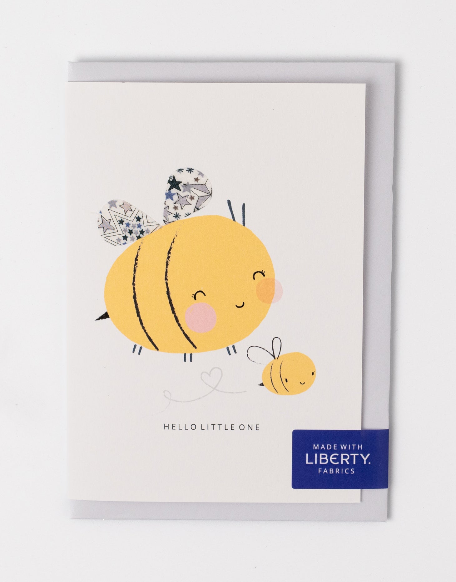 Liberty Bee New Baby Card - Adelajda's Wish – The Charming Press