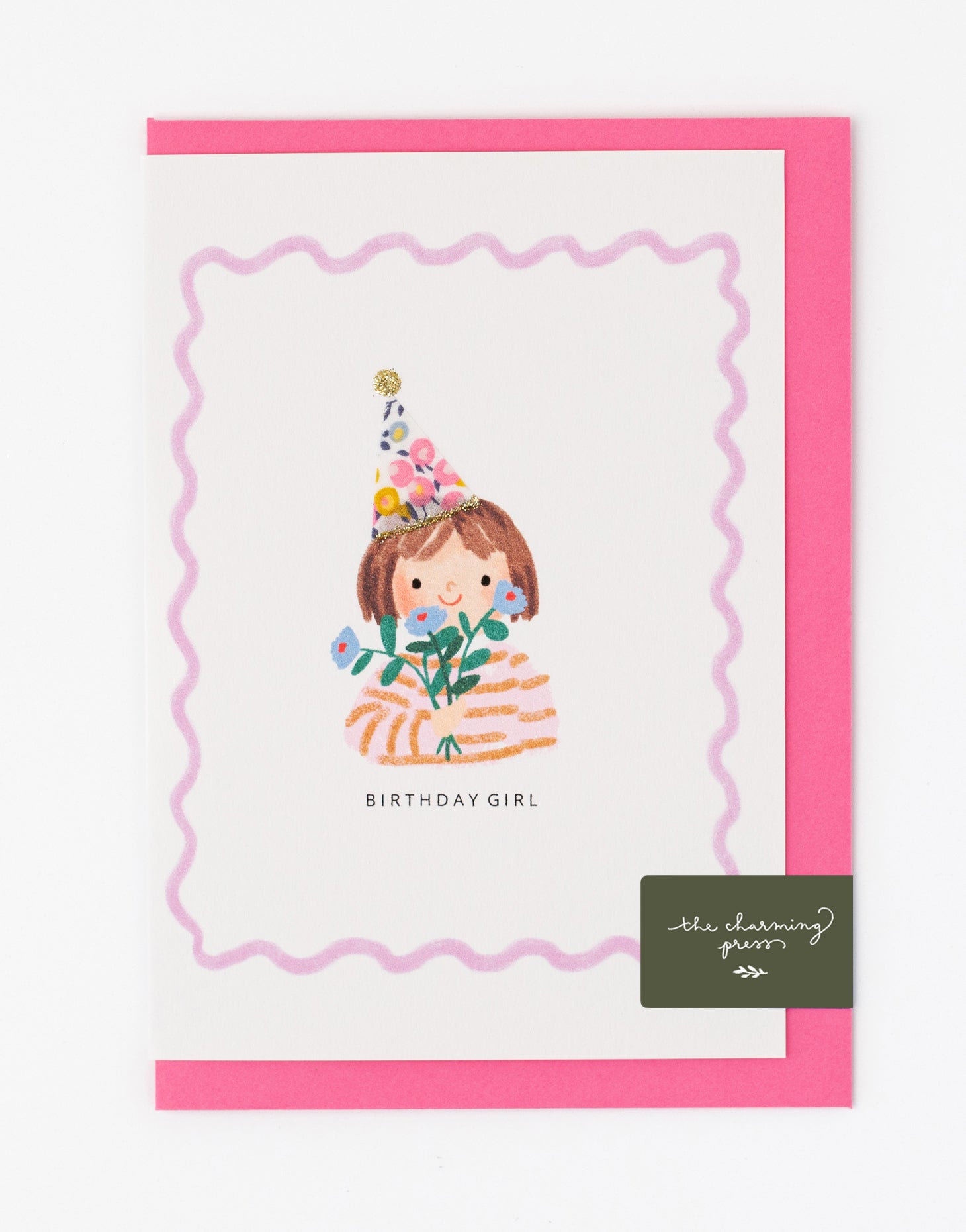 Pack of 6 Birthday Girl Cards - Liberty Wiltshire Bud Fabric – The ...